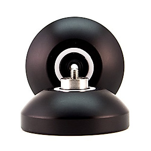 YoyoFactory Dv888 - A Simple and Comfortable Beginner Friendly Yoyo - Comes with Extra String & Pre Tied Finger Loop - Constructed from Aircraft Grade Aluminum - for Novice and Advanced Tricks Black