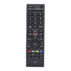 CT-8037 ct8037 Replaced Remote fit for Toshiba 40L3400 40L3400U 50L3400 50L3400U 58L5400 58L5400U 58L5400UC 65L5400 65L5400U 65L5400UC Smart HDTV TV