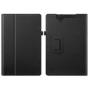 Fintie Case for RCA 11 Delta Pro 11.6 inch / 2019 RCA Galileo Pro 11.5" RCT6513W87DK5E 2-in-1 Tablet - Slim Fit Premium Vegan Leather Folio Protective Stand Cover with Pencil Holder (Black)