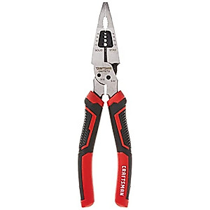 CRAFTSMAN Long Nose Pliers, 8-Inch Multi Function (CMHT81715)