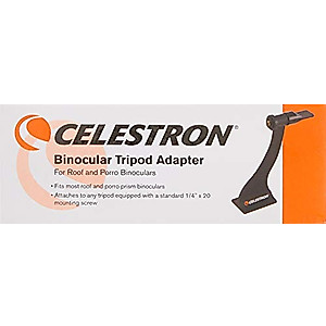 Celestron 93524 Roof and Porro Binocular Tripod Adapter, Black