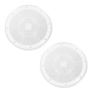 MY MIRONEY 8 Inch Lazy Susan Turntable Organizer Clear Plastic Acrylic Organizers Heavy Duty Rotating Swivel Stand with Steel Ball Bearings Pack of 2