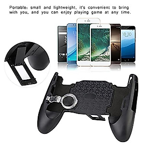 Universal Mobile Gamepad Holder 3 in 1 Portable Smartphone Gamepad Controller Mini Joystick Game Handle Grip Controller for 4.5inch to 6.5inch Mobile Phone