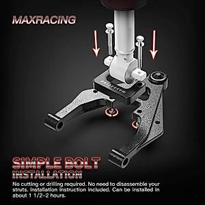 Maxracing 2.5" Front Leveling Kit Compatible with 2007-2025 Chevy Silverado Avalanche Suburban 1500 Tahoe Sierra Yukon XL1500 4WD/2WD