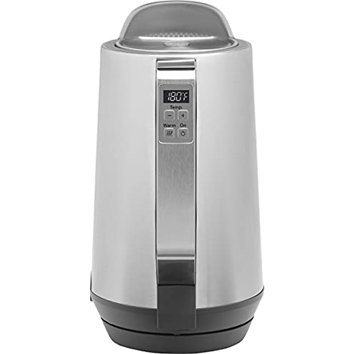 GE Electric Kettle | 6 Cup Capacity | Digital Temperature Control | Boils Water for Tea, Coffee in Minutes | Countertop Kitchen Essentials | 1500 Watts | Stainless Steel