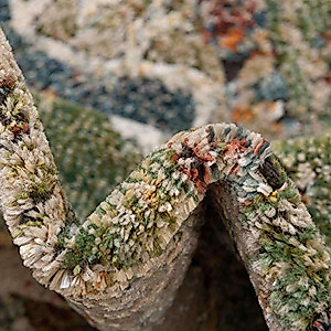 Unique Loom Isabella Collection Traditional Medallion Green Area Rug (5' 0 x 8' 0)