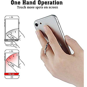 Ailifly Starry Sky Galaxy Finger Cell Phone Ring Holder Stand Kickstand Compatible Various Smartphones Or Phone Cases (Style3#)