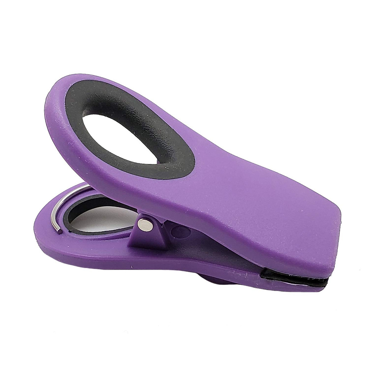 KOLORAE SOFT GRIP BAG CLIPS - MULTI-COLORED Chip Bag Clips, Kitchen Clips, Magnetic Chip Clips for Bags, Food Bag Clips with Airtight Seal - AVAILABLE IN A SET OF 4 OR 12 BAG CLIPS! (12)