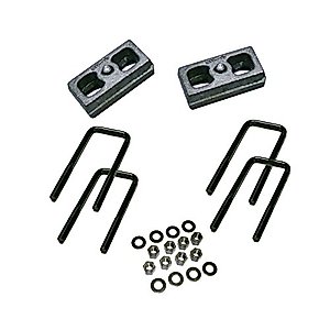 Superlift | 4027 | 2" Block Kit with Rear Lift Blocks, U-Bolts, & Hardware | Fits 1969-2001 Dodge 1/2 Ton Pickups 4WD