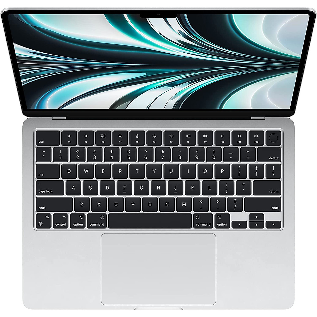 Mid 2022 Apple MacBook Air with Apple M2 Chip (13.6-inch, 8GB RAM, 256GB SSD) - Silver (Renewed)
