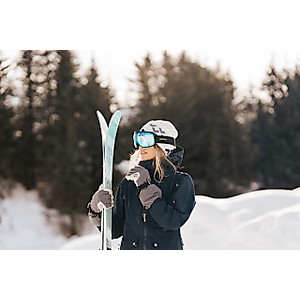 Gordini Women's Standard Elias Gauntlet Glove, Gunmetal Light Grey, Large