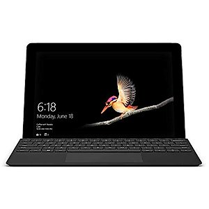 Microsoft Surface Go 10’’ Touchscreen PixelSense (1800x1200) Display (Intel Pentium Gold 4415Y Processor, 4GB RAM, 128GB SSD, Surface Black Type Cover, Windows Ink Active, Windows 10 S Mode)