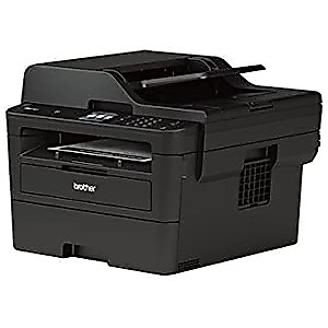 Brother L-2750DW Compact Monochrome All-in-One Laser Printer I Print Copy Scan Fax I Wireless I Mobile Printing I Auto 2-Sided Printing I NFC Printing I ADF I Print Up to 36 PPM + Printer Cable