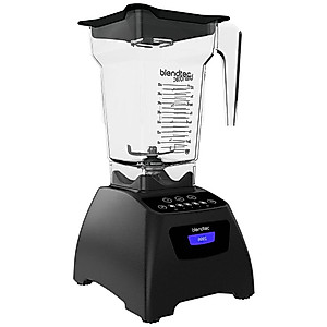 Blendtec Classic 575 Blender - FourSide Jar (75 oz) - Professional-Grade Power - Self-Cleaning - 4 Pre-programmed Cycles - 5-Speeds - Black