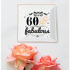 60th Birthday,60th Birthday Gift for Women,60th Birthday Jewelry Dish,60th Birthday Trinket Dish,60th Birthday Ring Dish,Birthday 60th Woman,Happy 60th Birthday,Gift for 60th Birthday for Women