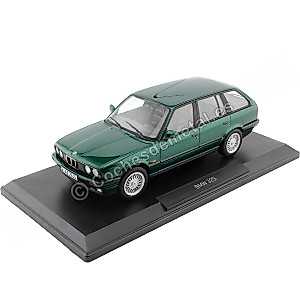 1990 325i Touring Green Metallic 1/18 Diecast Model Car by Norev 183219