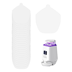 24 Pcs Refill Glue Boards Compatible with Fooxem IT10 Fruit Fly Traps for Indoors, Replacement Sticky Boards for Gnats Moths Mosquitos Pest Control