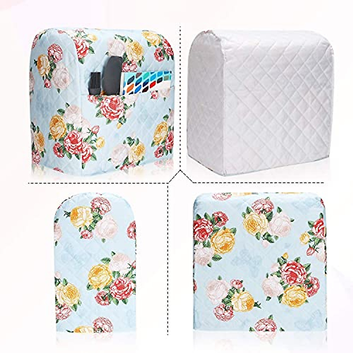Kitchen Aid Mixer Cover Compatible with 6-8 Quarts Kitchen Aid/Hamilton Stand Mixer,Kitchen Aid Mixer Covers For Stand Mixer With Floral Print Mixer Cover, Pioneer Woman Kitchen Aid Mixer Accessories