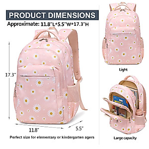 LEDAOU School Backpack Teen Kids Boys Girls Backpacks Teens Bookbag Casual Daypack School Bag