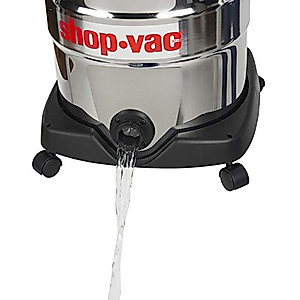 Shop-Vac 5989500 12 gallon 5.5 Peak HP Stainless Wet Dry Vacuum, Black