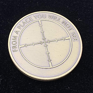 Exquisite Collection of Commemorative Coins PlayerUnknown's Battlegrounds Sniper Sight Bronze Commemorative Coin Game Coin Antique Coin Collection Gold Coin
