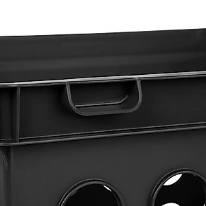 STERILITE Plastic Heavy Duty File Crate Stacking Storage Container (12 Pack)