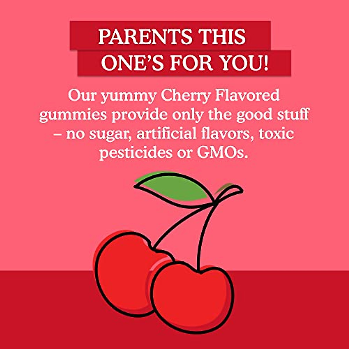 Garden of Life Kids Immune Support Gummies with Vitamin C, D as D3 & Zinc for 3-in-1 Daily Children’s Immunity – Organic, Non-GMO, Gluten-Free, Vegetarian, Sugar Free, Cherry Flavor, 30 Day Supply