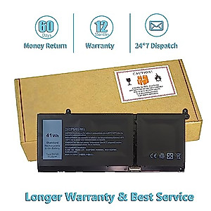 G91J0 Battery 41Wh 11.25V for Dell Inspiron 13 14 15 16, 3420 3425 5415 5410 5415 5418 5425 5430 5310 5320 5330 5625 5635 7420 7620 2-in-1, Latitude 3320 3330 3520 , V6W33 0WV3K8 0VKYJX 0MVK11 0XDY9K
