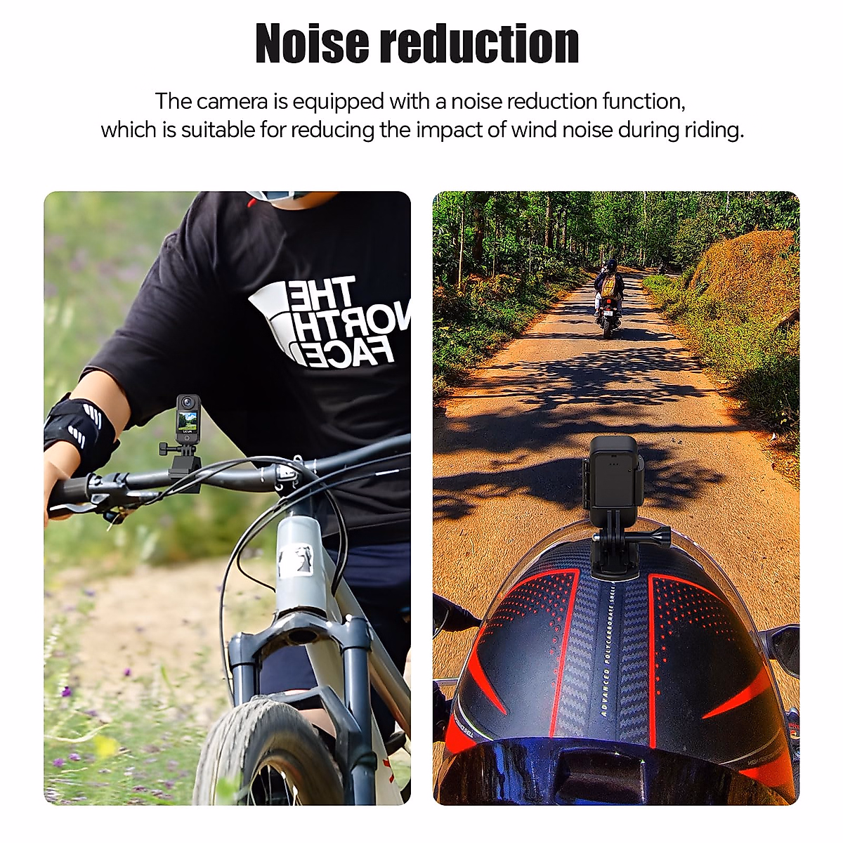 SJCAM C300 Pocket Camera 4K, 3800mAh Battery 6-Axis Stabilizer Action Camera, Dual-Touch Screen Body Camera, Waterproof, Suitable for Vlogging and Live Streaming, with Helmet Mount Kits, Black