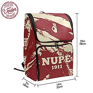 BBGreek Kappa Alpha Psi Fraternity Paraphernalia - NUPE 1911- College Backpack, Book Bag - Official Vendor