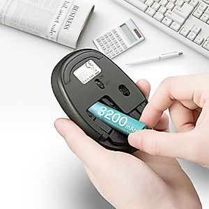 Deleepow Rechargeable AA Batteries NiMH 3200mAh 1.2V Double A Batteries with Gold Plated Pole 1200 Cycles Pack of 16