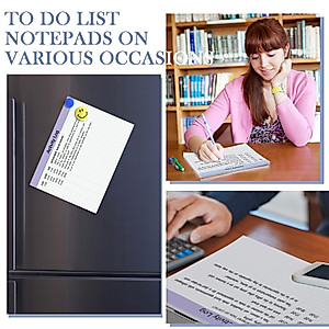 Chuangdi 4 Pads Activity Log Notepad 200 Pages Activity Log Book 8.5 x 11 Inch to Do List Notebook Weekly Task Pad for Work Women Planner Business Appointment Productivity Home Office Supplies