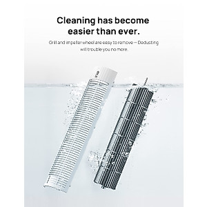 Dreo Cooling Fans That Blow Cold Air, 40" Evaporative Air Cooler, 2023 Upgrade Tower Fan for Bedroom & Nomad One Tower Fan with Remote, 24ft/s Velocity Quiet Cooling Fan, 90° Oscillating Fan