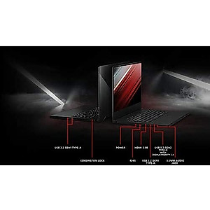 ASUS ROG GA502 Zephyrus G 15.6" FHD IPS 144Hz Gaming Laptop, AMD 4th Gen Ryzen 7 4800HS Upto 4.2GHz, 24GB RAM, 1TB PCIe SSD, Backlit Keyboard, NVIDIA GeForce RTX 2060 Max Q, Windows 10