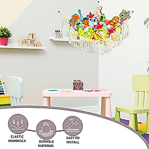 Pepeli Home Products Stuffed Animal Net or Hammock, Stuffed Animal Net, Net for Stuffed Animals Corner, Stuffed Animal Holder