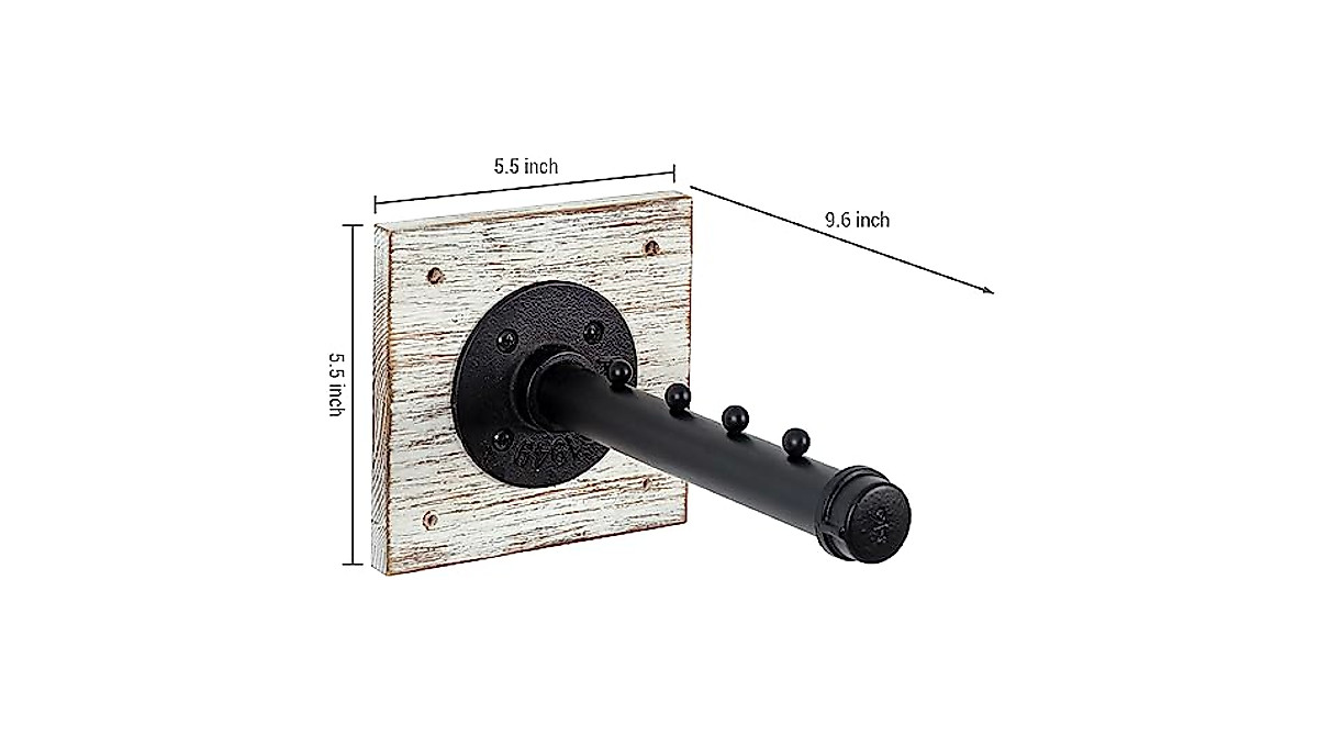 Stylish Wall Mounted Valet Bar Set - MyGift