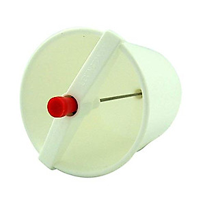White Plastic Push Button Communion Cup Filler Church Supplies, Fills Up to 25 Cups
