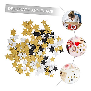 ERINGOGO 600 Pcs Confetti Fake Ice Cream Cone Desktop Decor Wedding Decor Dining Room Table Decor Table Scatter Wedding Embellishments Party Decoration New Sequins Paper Baby Metal Foil