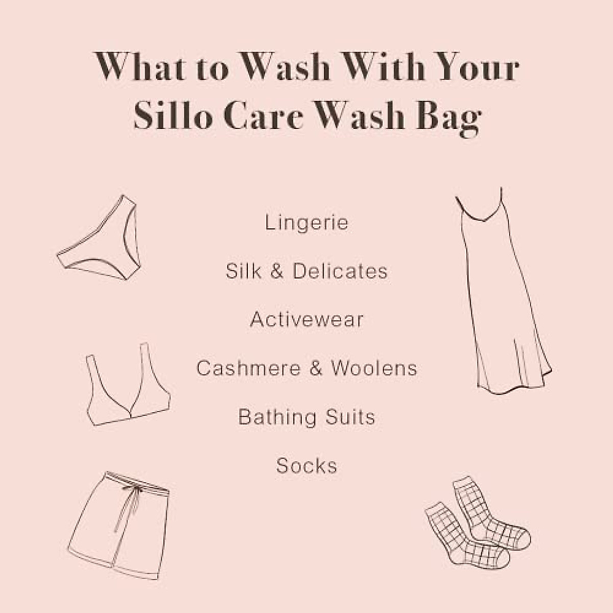 Sillo Care Wash Bag for Delicates - Zippered Mesh Net Wash Bag For Clothes, Silk Pillowcase, Dirty Laundry, Lingerie, Intimates - Reusable, Durable, Machine-Washable Polyester - 16x20" Size, 2-Pack