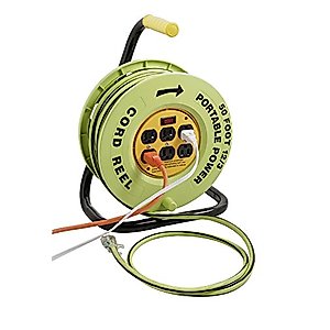 Designers Edge E238 Extension Cord, 12/3-Gauge, Vivid Green