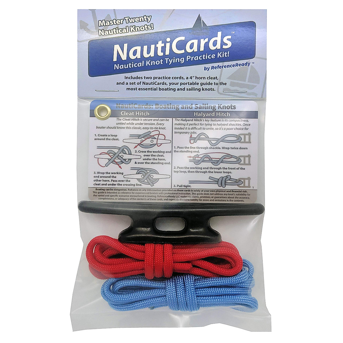 ReferenceReady Nautical Knot Tying Kit for Boaters and Sailors