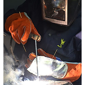 Weldas Aluminized Back Hand Pad with Kevlar Stitching - Heat Deflector