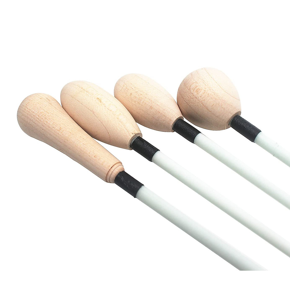 TUOREN Conductor Orchestra Baton 15" Music Conductor Baton with Solid Wood Handle 4pcs