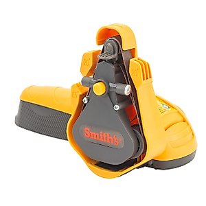 Smith’s 50933 Knife & Scissor Electric Belt Sharpener – Fine, Medium, & Coarse Belts – Straight Edge Blades – Handheld Sharpening – Workshop & Tool Sharpener