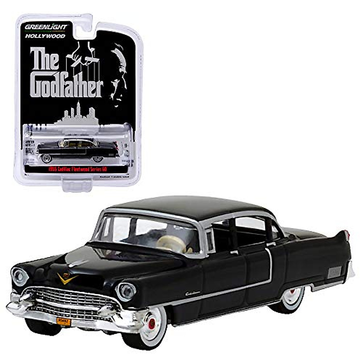 The Godfather Greenlight Hollywood DieCast 1955 Cadillac Fleetwood Series 60 1:64 Scale