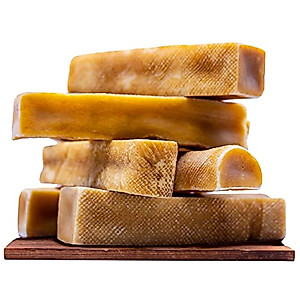 Tibetan Dog Chew – All Natural Yak Cheese Chew Bones, A Healthy Treat to Keep Your Dog Busy and Entertained for Hours, for Aggressive Chewers, Limited Ingredients, No Chemicals (1 Pound, Large)