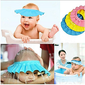 GUAngqi Water Resist Children Wash Hair Shampoo Shield Bath Shower Waterproof Cap Hat