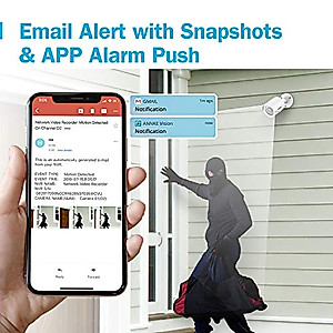 ANNKE 4 Packed 2.0MP 1080P 1920TVL Wired Security Camera Kits, HD TVI Add-on Outdoor CCTV Cameras, IR Night Vision, Weatherproof Housing, Home Surveillance Security Bullet Cam