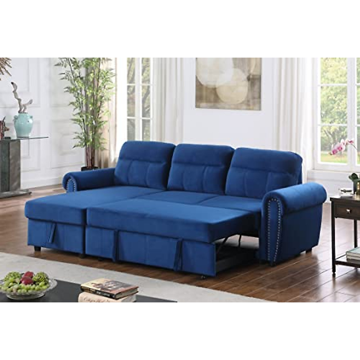 Lilola Home Ashton Sectional, Blue