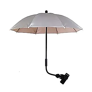 Umenice Baby Stroller Sun Protection Parasol UPF 50+ UV Protect Pushchair Sun Parasol Pink
